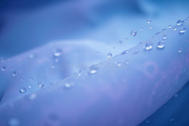 A Detailed, Magnified View of a Waterproof Fabric Texture Stock ...
