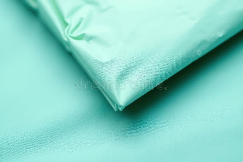 A Detailed, Magnified View of a Waterproof Fabric Texture Stock ...