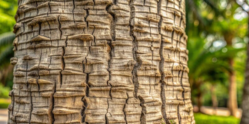 Detailed Mango Tree Trunk Texture GrayishBrown Weathered Surface with ...