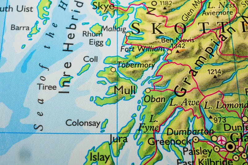 Detailed Map of Central Ireland Including Offaly.. Editorial ...