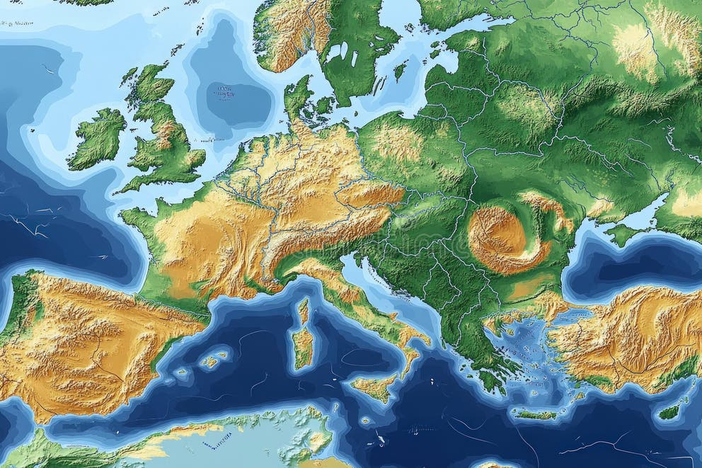 A Detailed Map of Eastern Europe, Educational and Geographical, Design ...