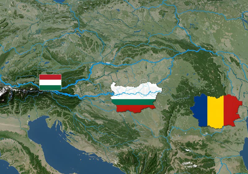 Eastern European Countries Detailed Map Stock Illustration ...