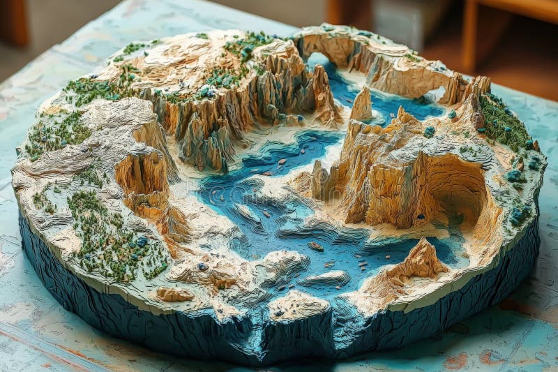 A Detailed Map Illustration of Pangaea, Depicting the Ancient ...