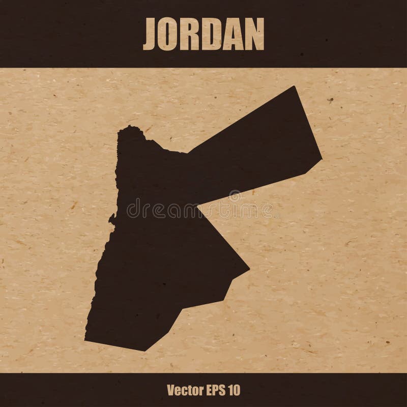 Detailed Map of India on Craft Paper Stock Vector - Illustration of ...