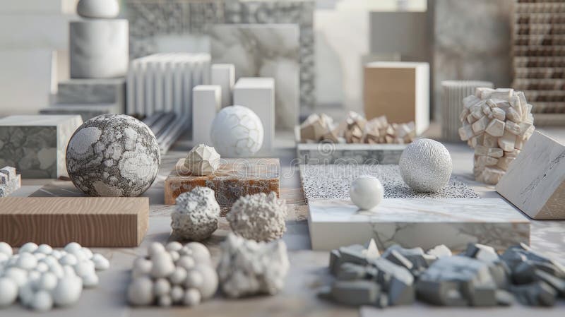 Detailed Material Samples Designed for 3D Modeling and Visualization ...