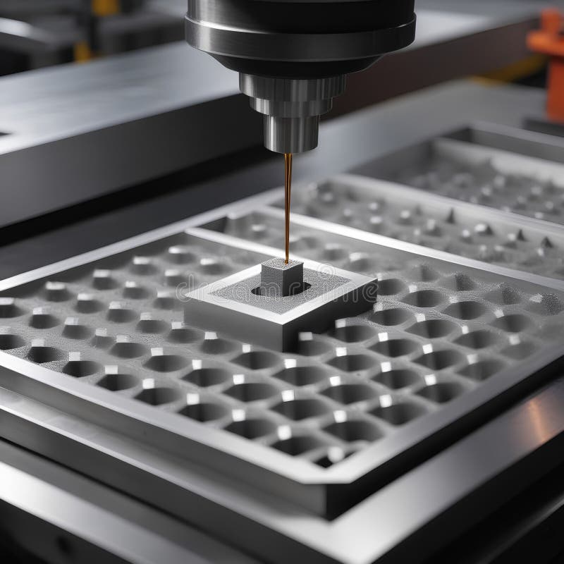 Detailed Mechanical Components in a Futuristic Machine, Close-up View ...