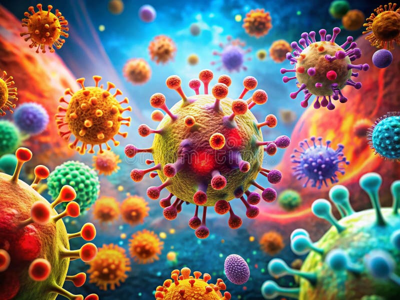 Delving into the Microscopic World a Detailed Medical Illustration of ...