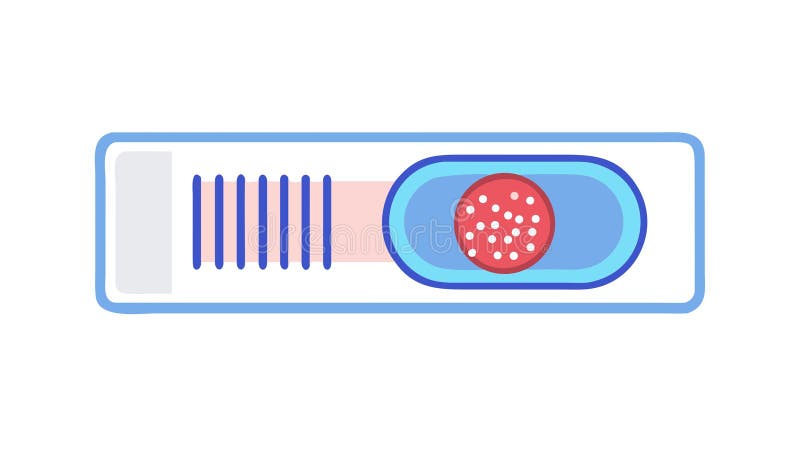 Detailed Medical Strip Icon for Lab Diagnostics, Vector Design ...