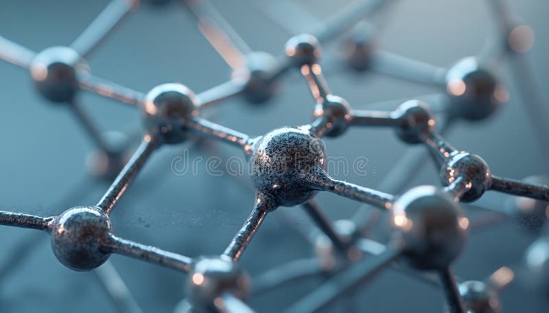 Metallic Molecular Structure Stock Illustrations – 2,267 Metallic ...