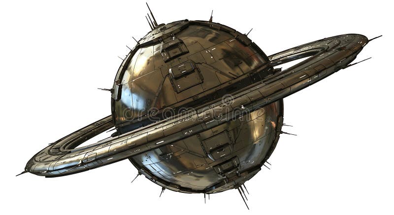 AI-Generated Space Station stock illustration. Illustration of ...