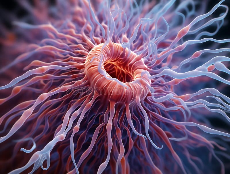 Detailed Microscopic Image of Bacillus Anthracis Stock Illustration ...