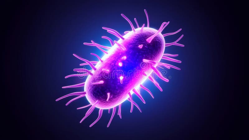 Detailed Microscopic View of a Prokaryotic Cell Microscopic Image ...