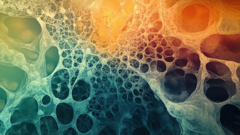 This Detailed Microscopic View Uncovers a Fascinating Array of Cells ...