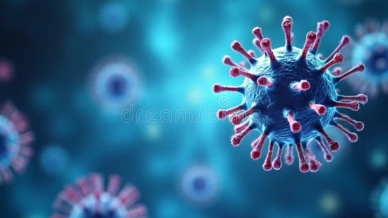 Detailed Microscopic View of Viral Pathogen Structure and Infectious ...