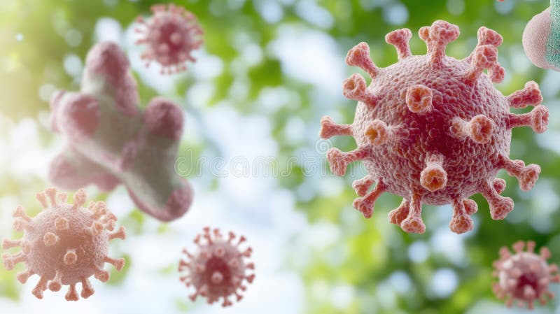 Detailed Microscopic Visualization, a Cluster of Complex Virus ...