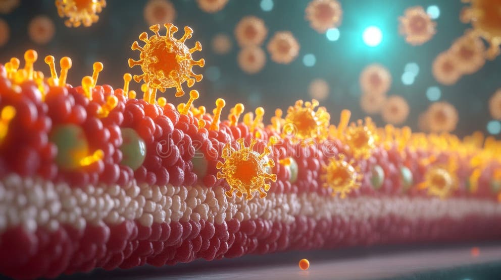 Detailed Microscopic Visualization of an Infectious Virus with Orange ...