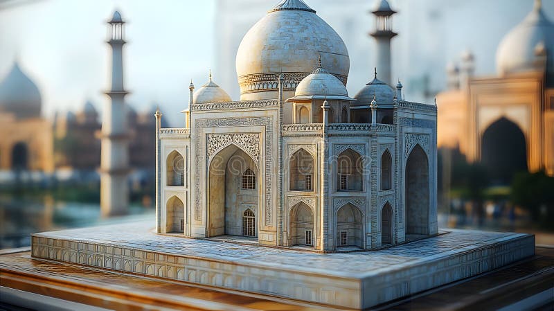 A Detailed Model of a Famous Architectural Monument Showcasing ...