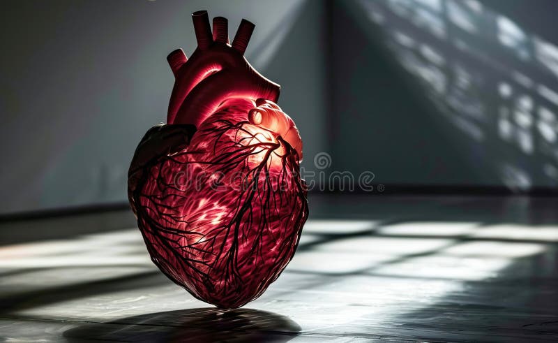 A Warm Heart Shining Brightly in a Radiant Beam of Light, Powered by ...