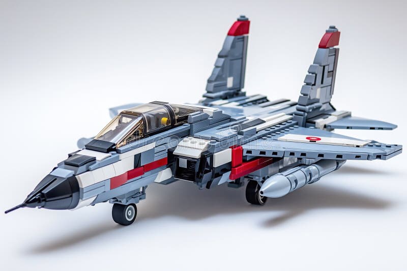 Detailed Toy Model of a Military Jet Assembled with Precision Using ...