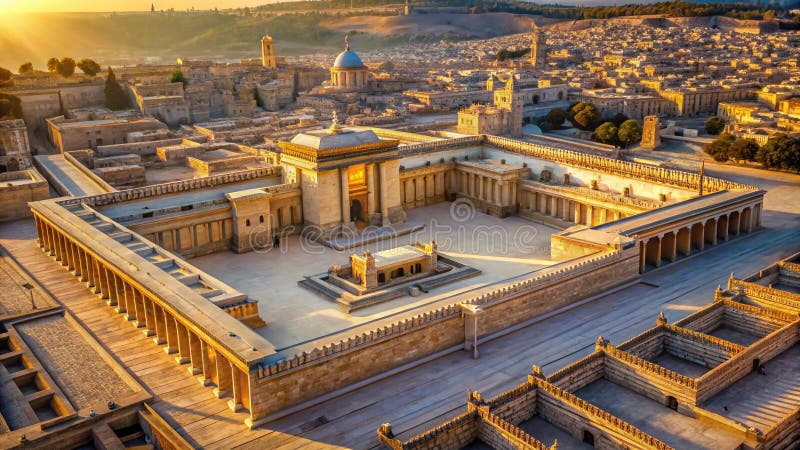 Detailed Model of the Reconstructed Second Temple in Jerusalem an ...