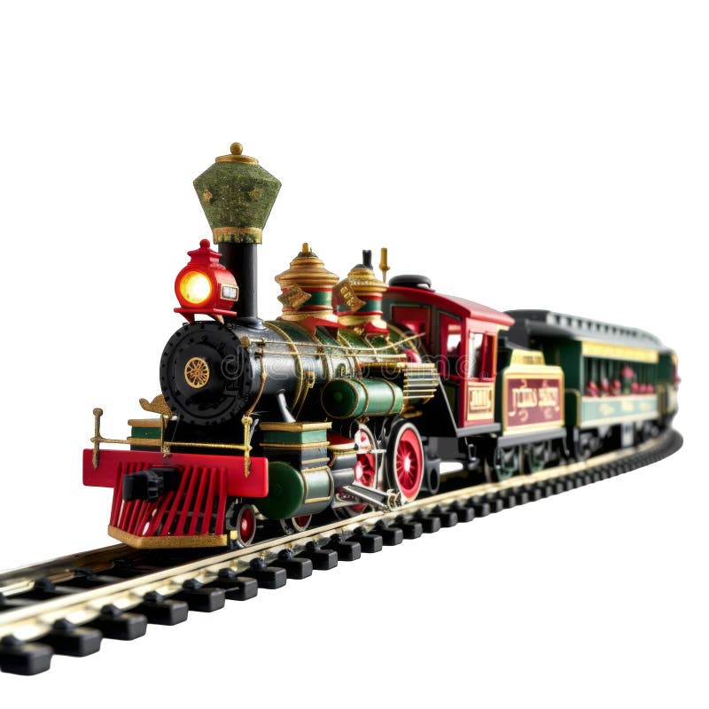 A Detailed Model of a Vintage Steam Train Stock Photo - Illustration of ...