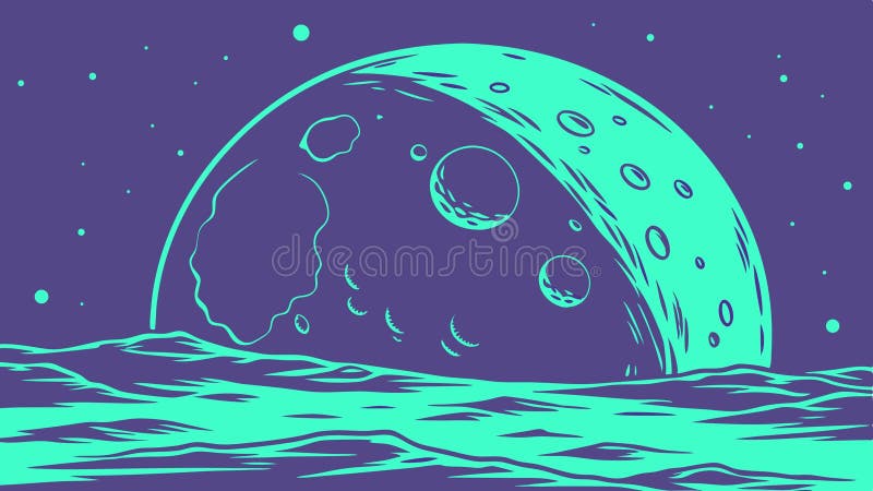 Prominent Craters Stock Illustrations – 130 Prominent Craters Stock ...