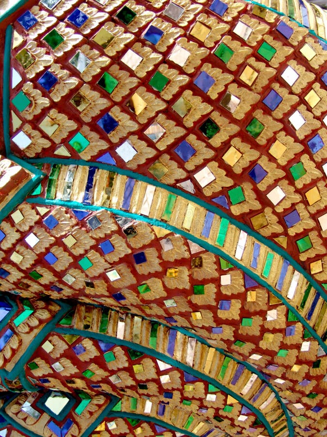 Detailed mosaic pattern stock image. Image of paste, interesting - 2003745