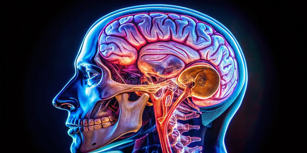 Detailed Human Head MRI Scan a Comprehensive Neurological Diagnostic ...