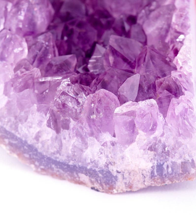 Detailed natural amethyst stock image. Image of brilliance - 13046519
