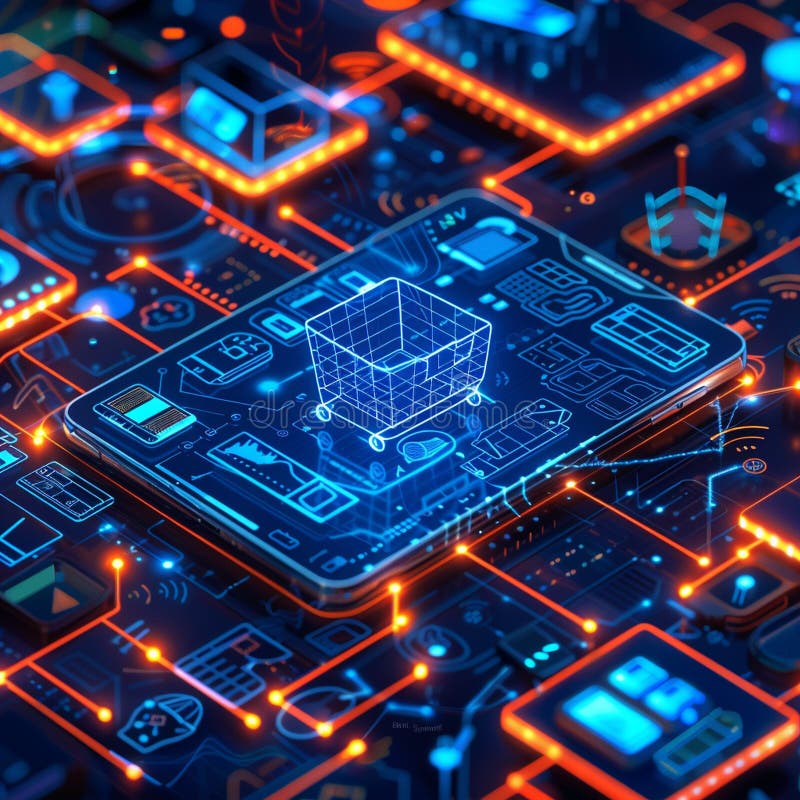 Detailed Network Topology Graceful Data Pathways Interwoven Like a ...
