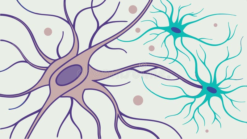 Detailed Neuron Cell Illustration, Brain and Science Vector Design ...
