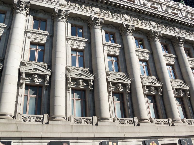 Detailed New York Building stock image. Image of architectural - 45851529