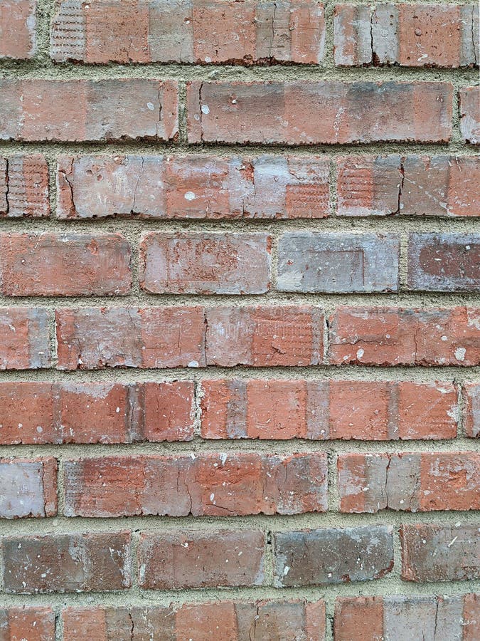 Detailed Old Red Brick Wall Background Photo Texture Stock Photo ...