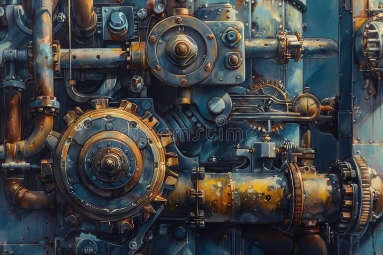 Mechanical Painting Stock Illustrations – 3,826 Mechanical Painting ...