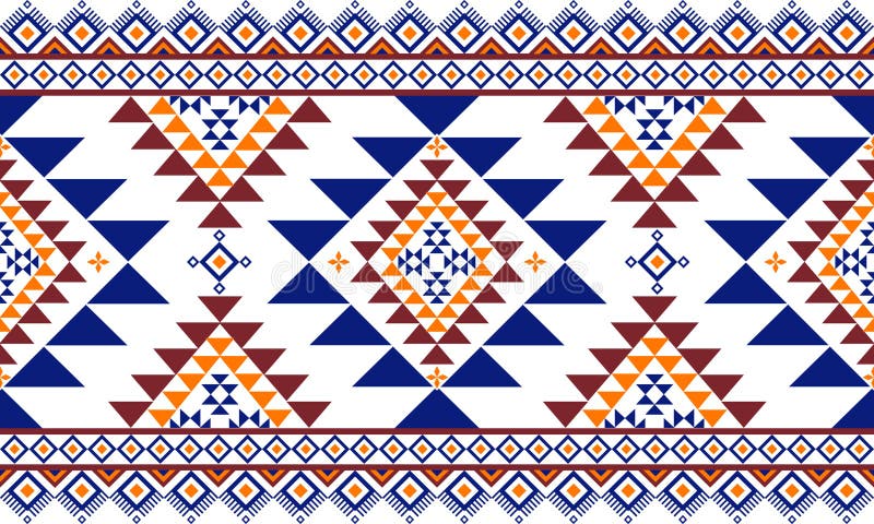 A Detailed Pattern Composed of Triangle and Square Shape Designs with ...