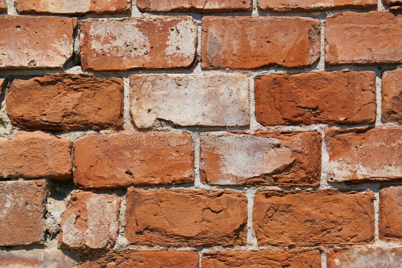 Brick Pattern of an Old Wall Stock Photo - Image of view, constructed ...