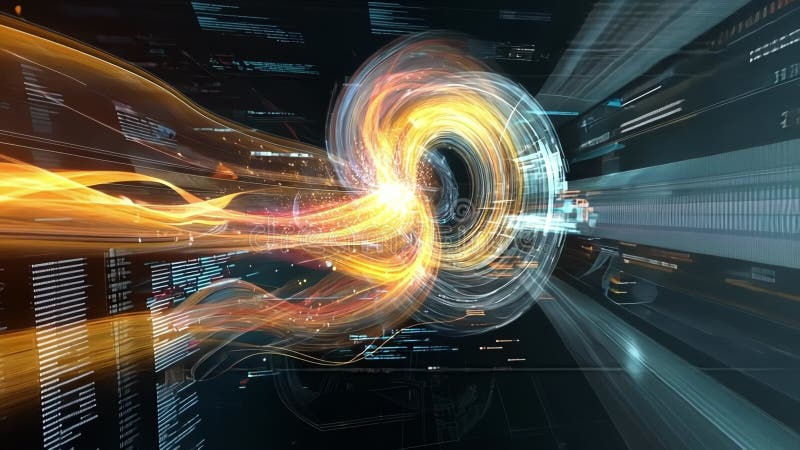 A Detailed Perspective of an AI Algorithm on a Computer Screen ...