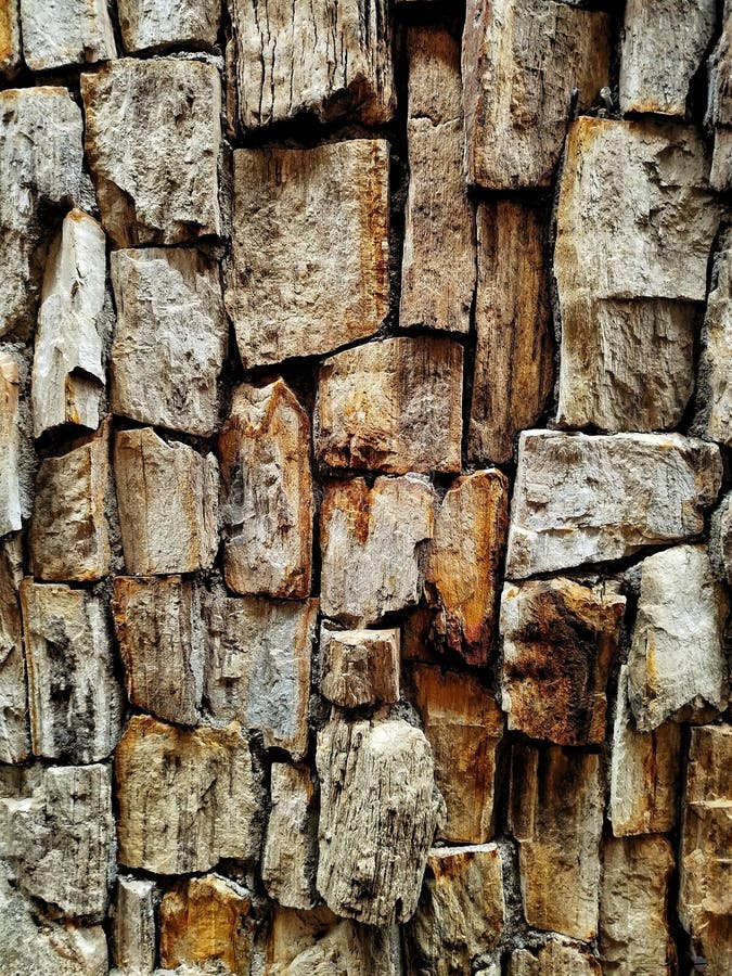 Detailed Photo of a Natural Stone Wall Stock Image - Image of natural ...