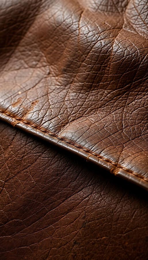 Close Up of a Brown Leather Texture Stock Illustration - Illustration ...