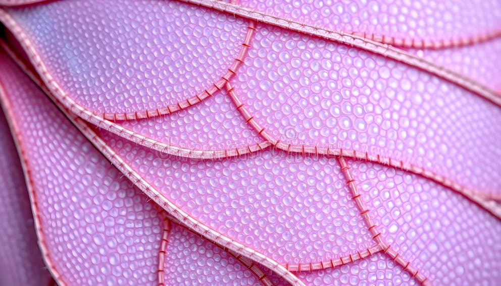 Detailed Pink Pattern with Connected Spherical Texture Stock ...