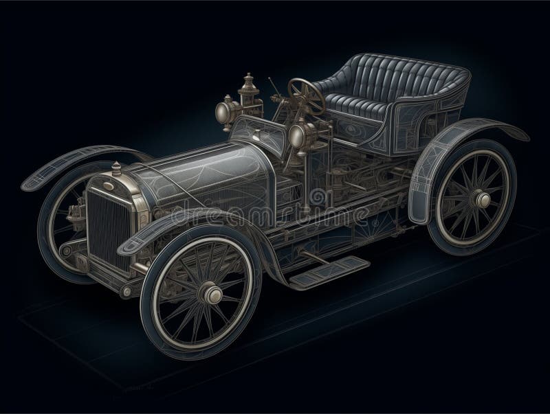 Close-up of an Antique Steam Engine with a Complex Mechanical Design ...