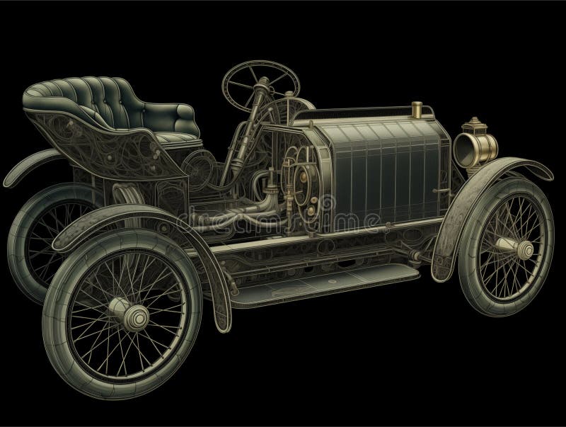 Close-up of an Antique Steam Engine with a Complex Mechanical Design ...