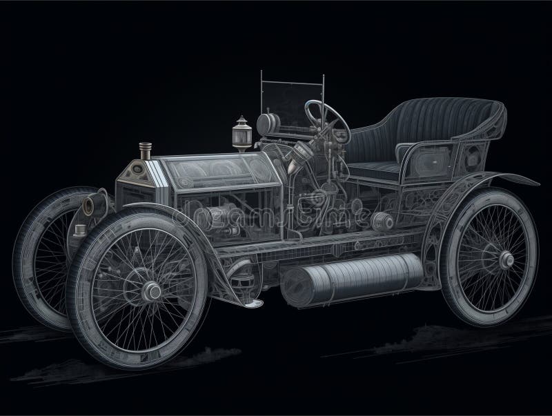 Close-up of an Antique Steam Engine with a Complex Mechanical Design ...