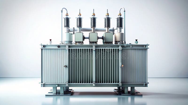 Detailed Plan View of a Power Transformer a Comprehensive Electrical ...