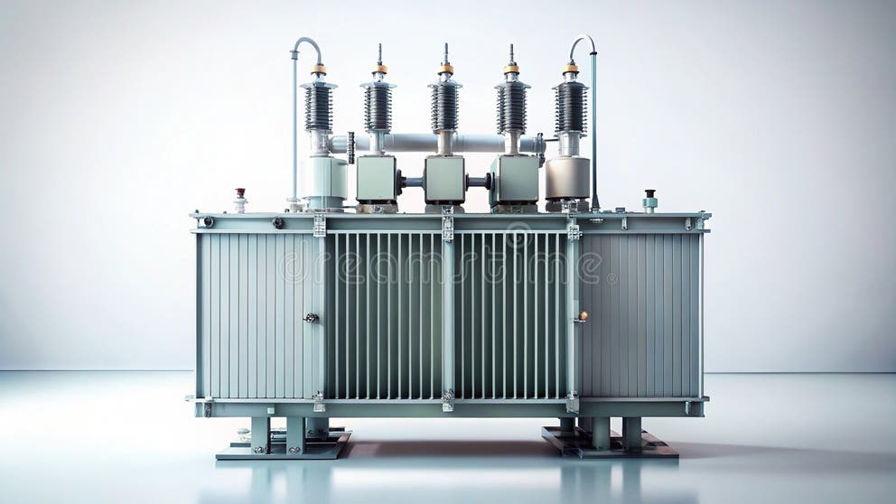 Detailed Plan View of a Power Transformer a Comprehensive Electrical ...