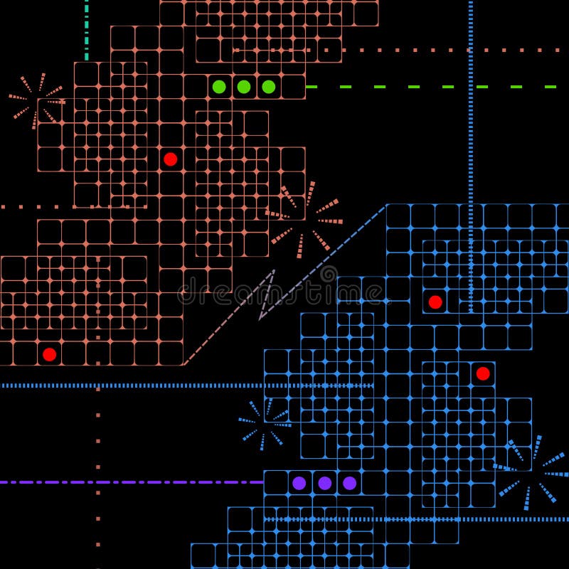 Detailed Plans for Something Complicated Stock Illustration ...