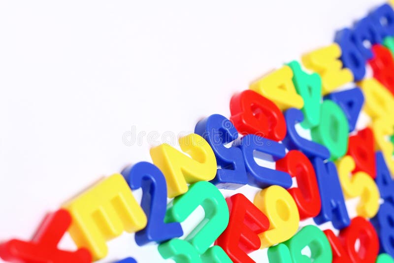 Detailed plastic letters stock image. Image of character - 87484787