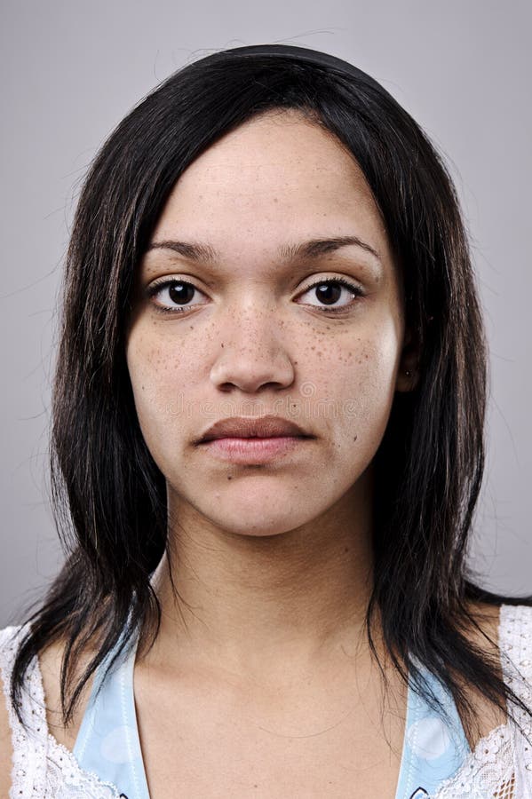 Detailed Portrait stock image. Image of expressionless - 16694797