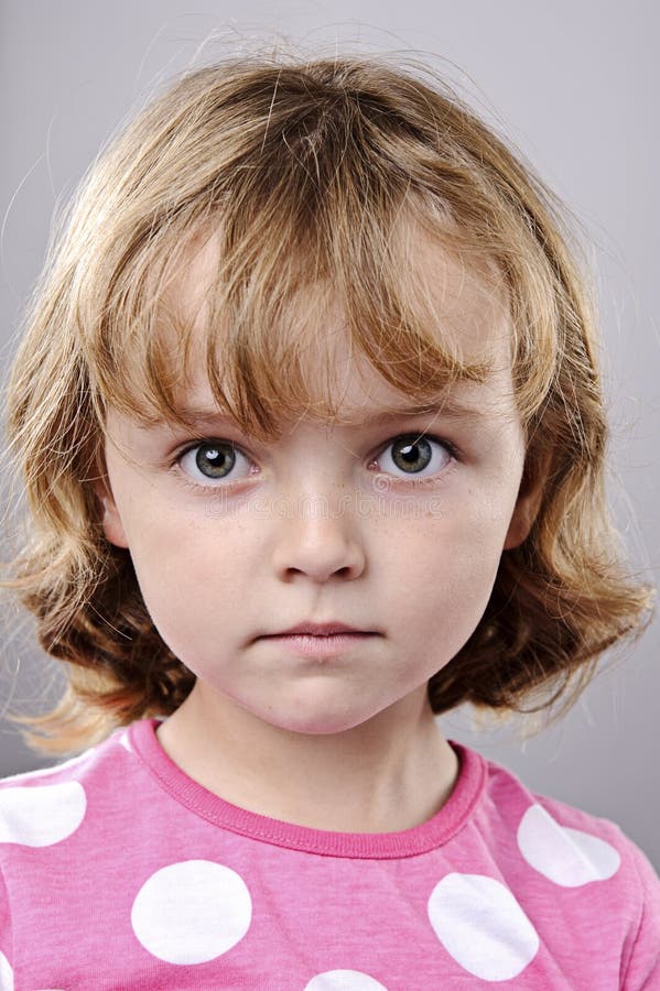 Detailed Portrait stock image. Image of casual, stare - 16694827