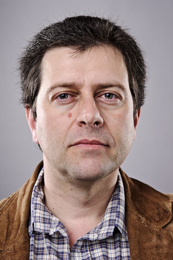 Detailed Portrait stock photo. Image of caucasian, stubble - 16694844